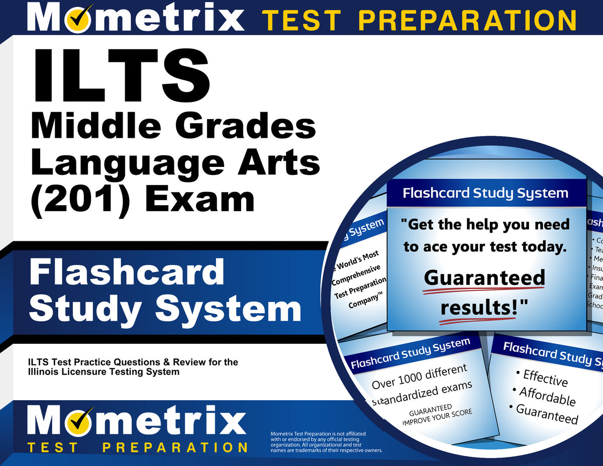 ILTS Middle Grades Language Arts (201) Exam Flashcard Study System ...