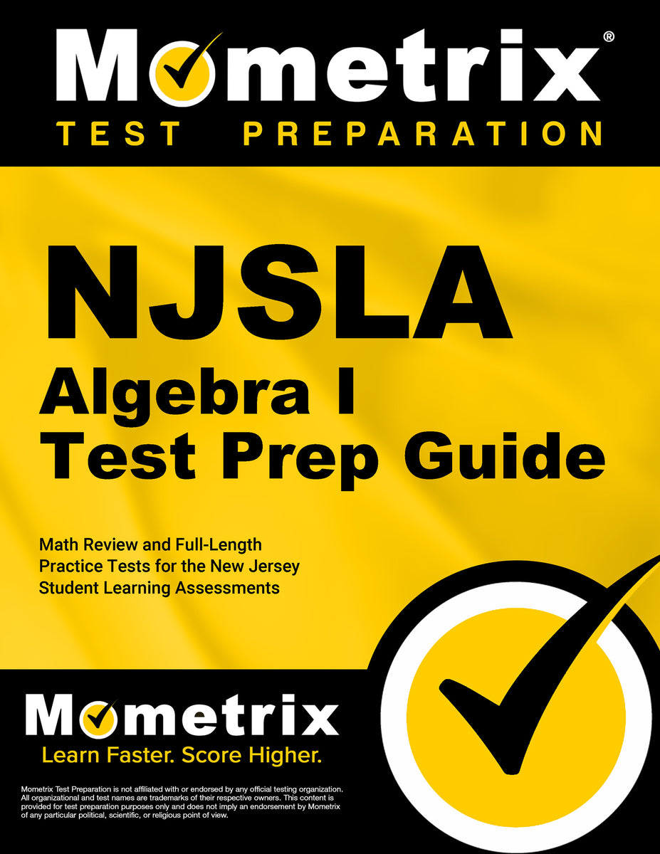 NJSLA Algebra I Test Prep Guide – Mometrix Test Preparation