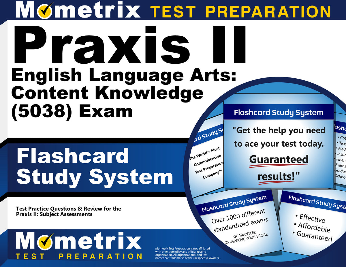 Praxis II English Language Arts: Content Knowledge (5038) Exam Flashca ...