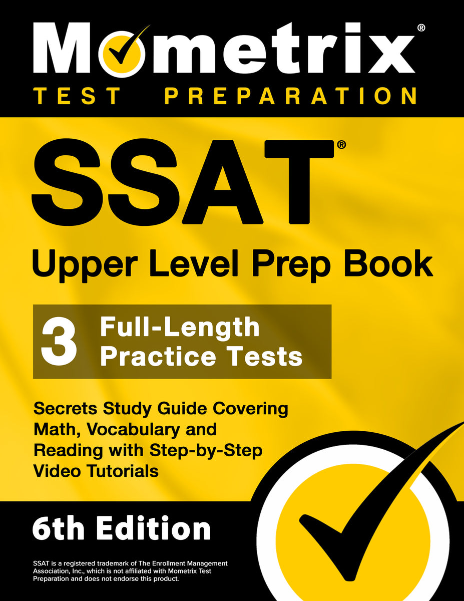 SSAT Upper Level Prep Book - Secrets Study Guide [6th Edition ...