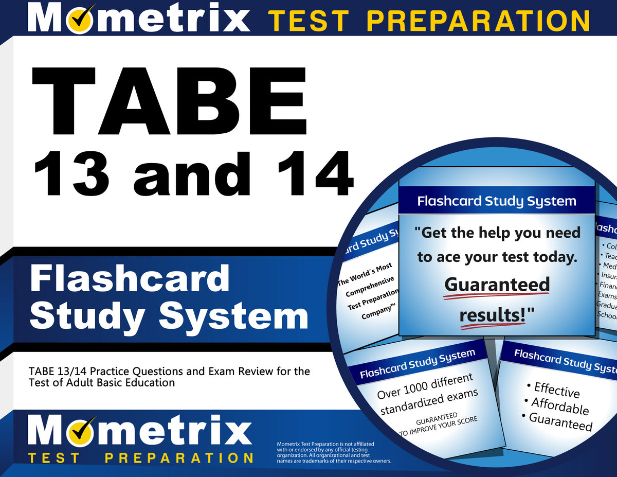 TABE 13 and 14 Flashcard Study System – Mometrix Test Preparation
