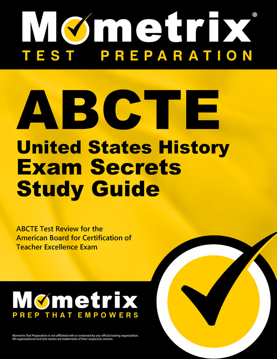 ABCTE United States History Exam Secrets Study Guide – Mometrix Test ...