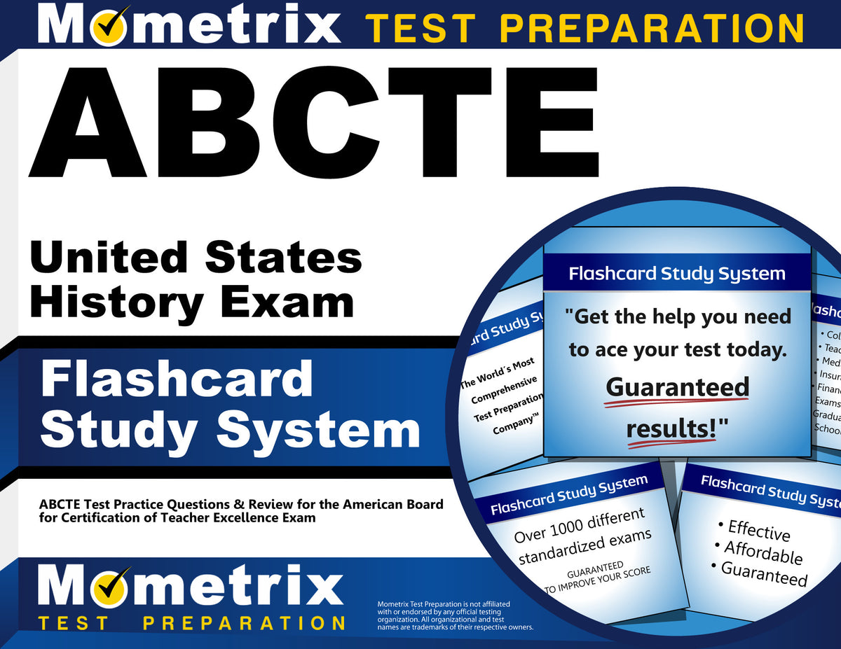 ABCTE United States History Exam Flashcard Study System – Mometrix Test ...