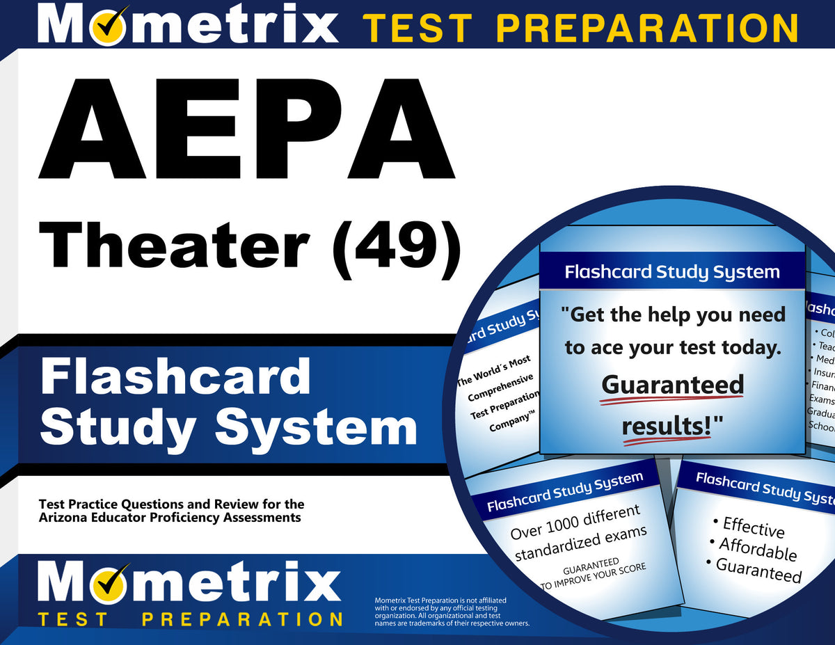 AEPA Theater (49) Flashcard Study System – Mometrix Test Preparation