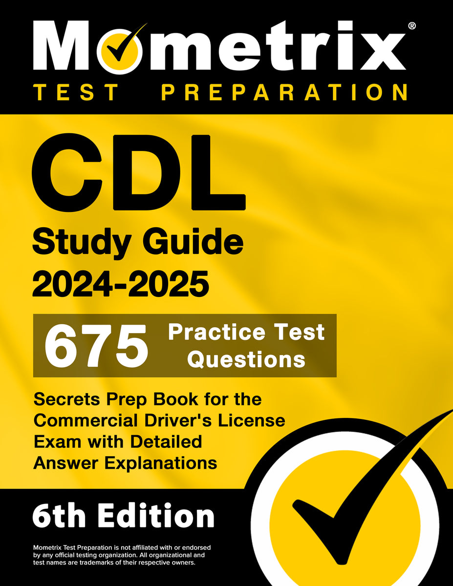 CDL Study Guide 2024-2025 - Secrets Prep Book [6th Edition] – Mometrix ...