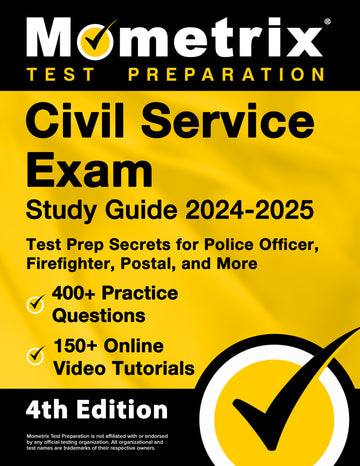Civil Service Exam Study Guide 2024-2025 - Test Prep Secrets [4th ...