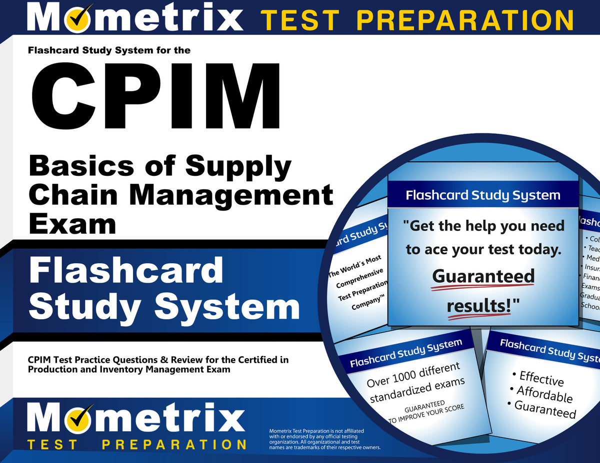 Flashcard Study System for the CPIM Basics of Supply Chain Management ...