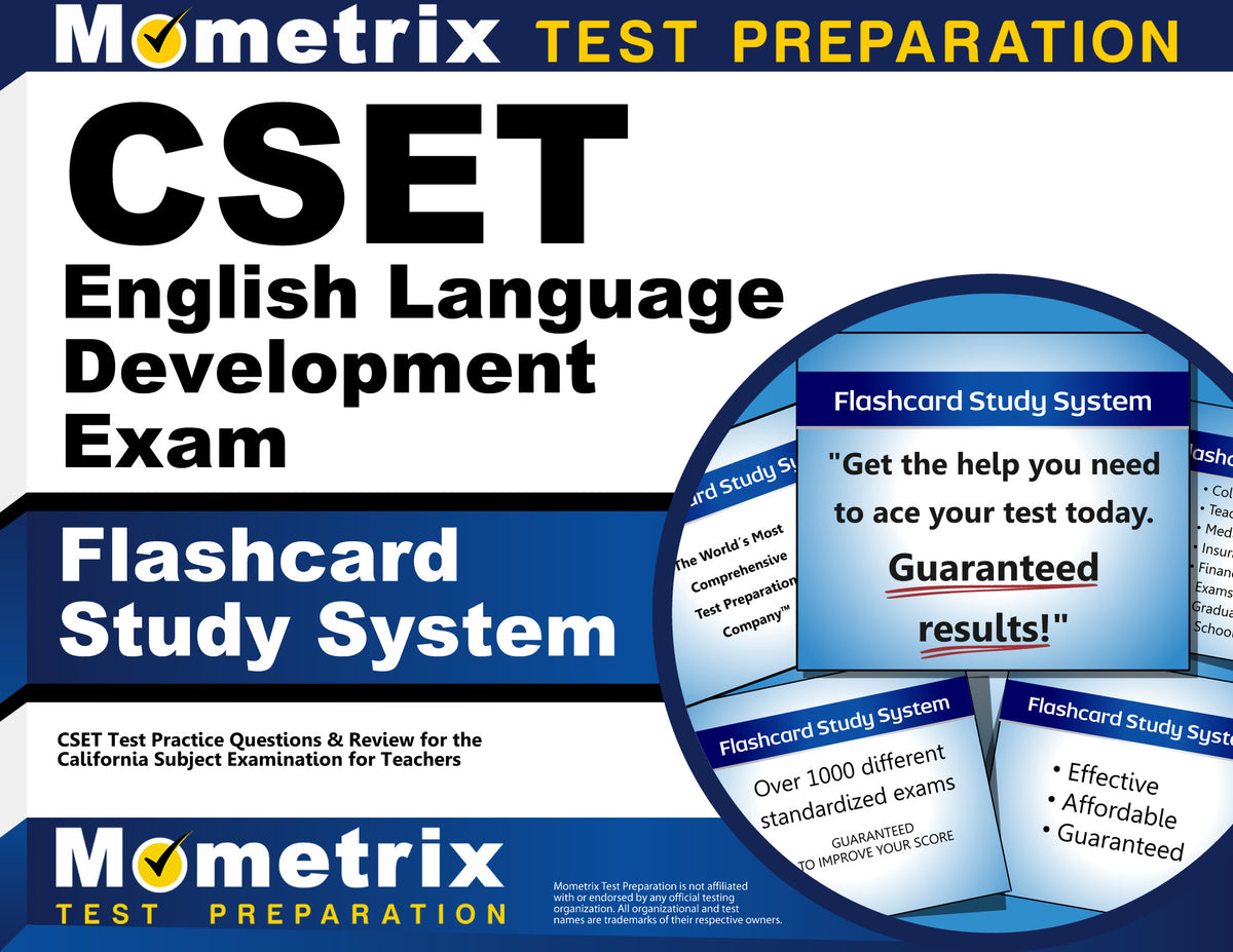 CSET English Language Development Exam Flashcard Study System ...