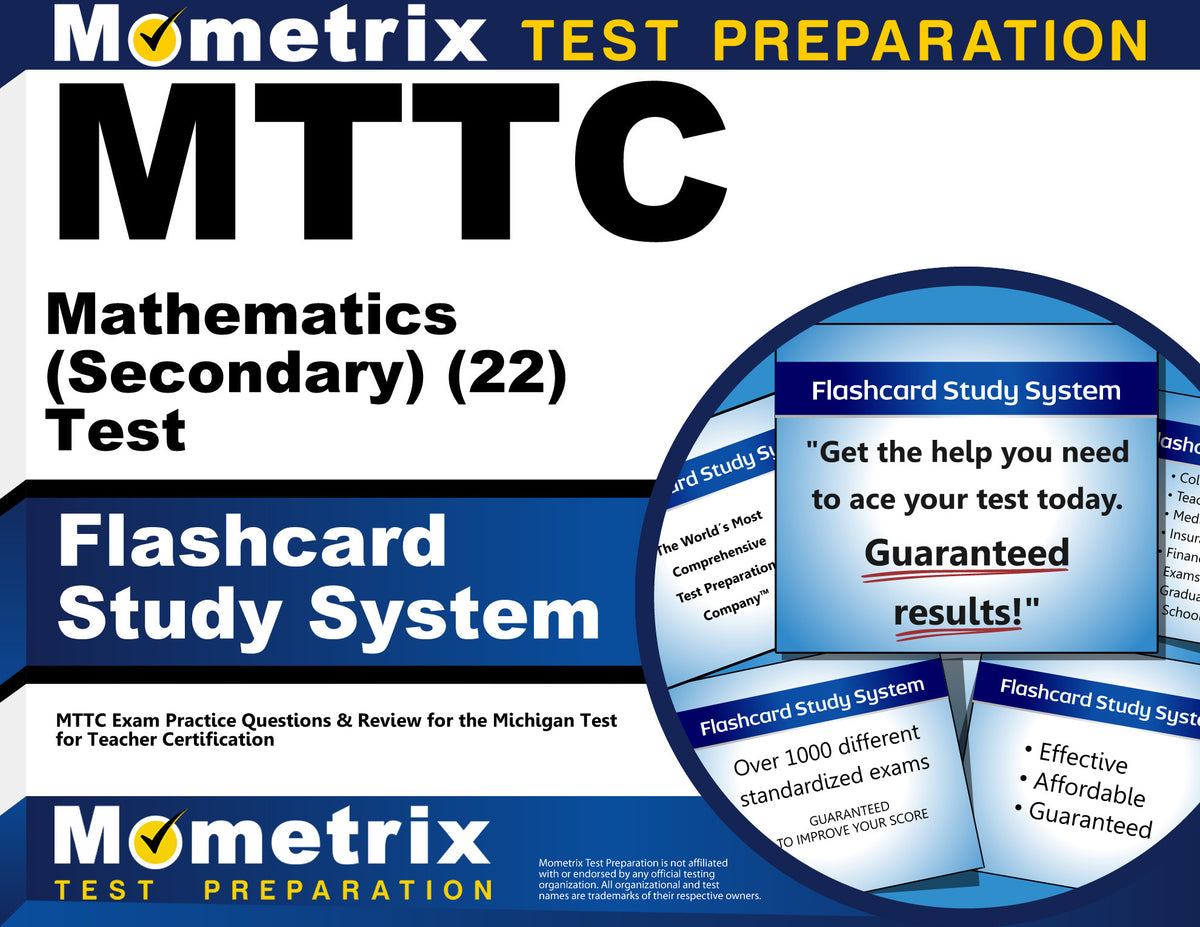 MTTC Mathematics (Secondary) (22) Test Flashcard Study System ...