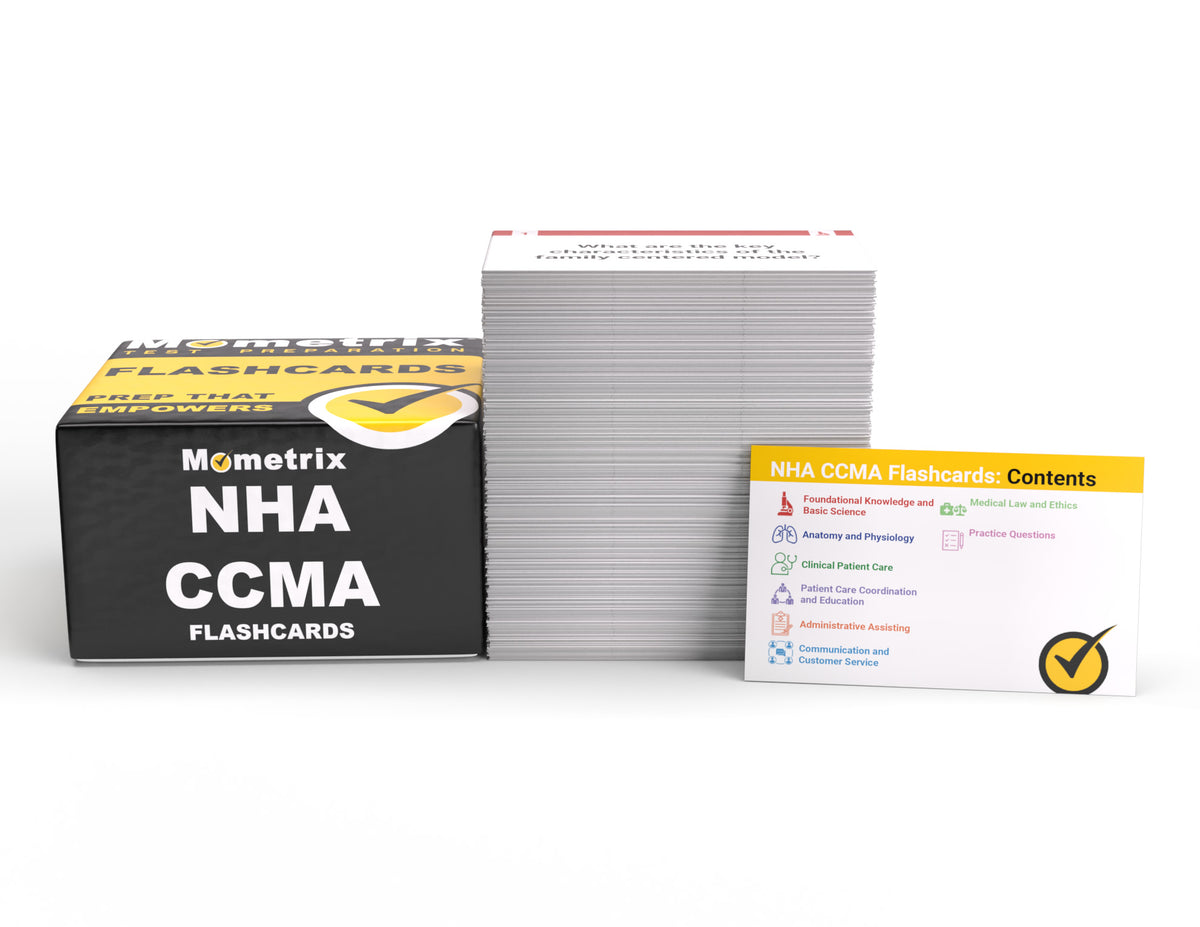 NHA CCMA Study Cards 2025-2026 (boxed) – Mometrix Test Preparation