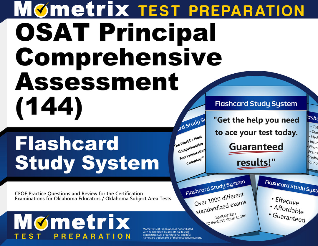 OSAT Principal Comprehensive Assessment (144) Flashcard Study System ...