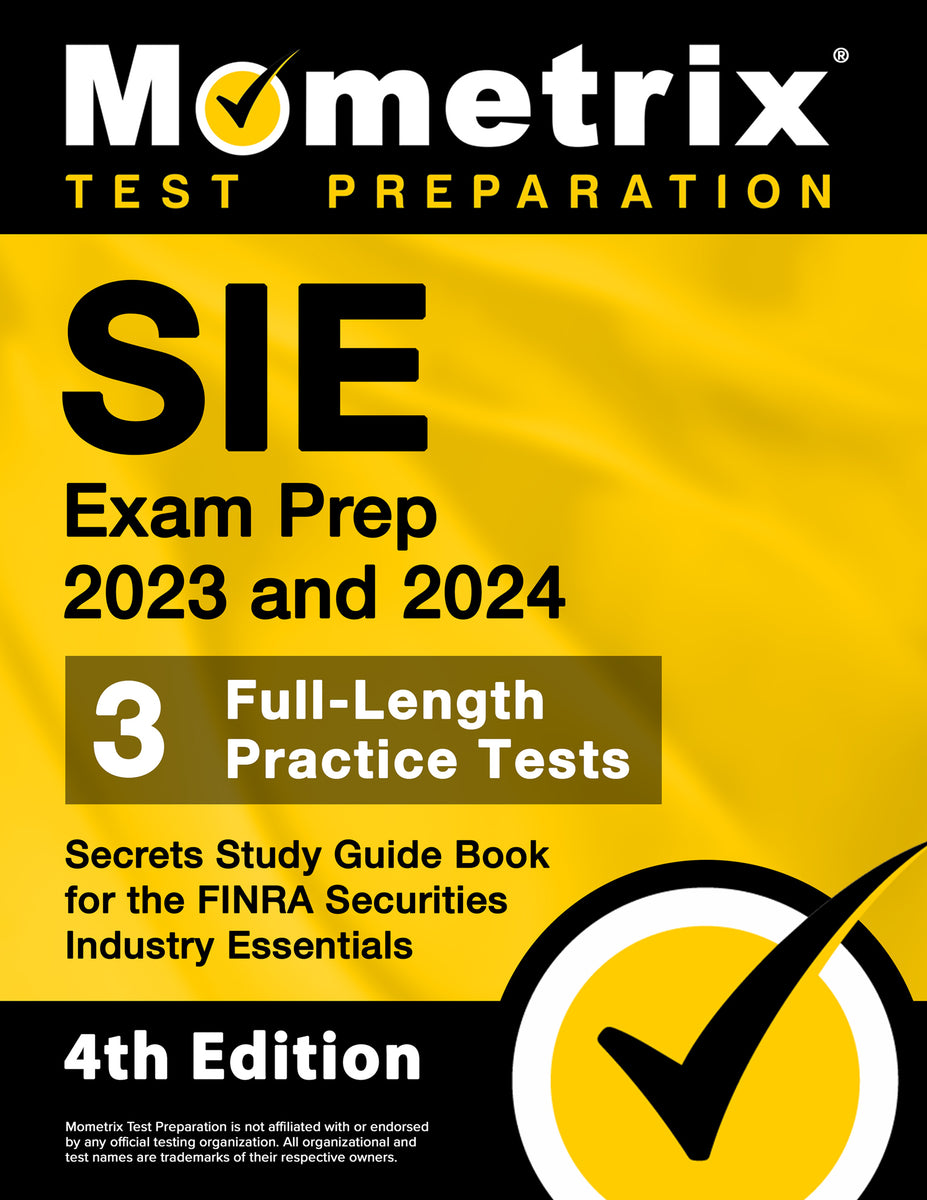 SIE Exam Prep 2023 and 2024 - Secrets Study Guide Book [4th Edition ...