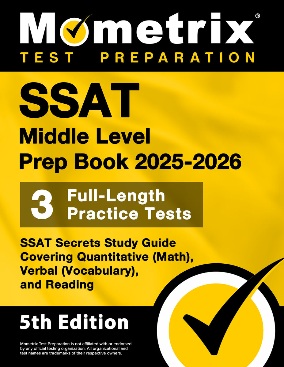 SSAT Middle Level Prep Book 2025-2026 - SSAT Secrets Study Guide [5th ...