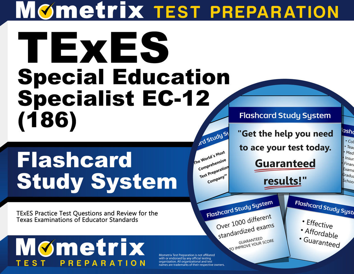 TExES Special Education Specialist EC-12 (186) Flashcard Study System ...
