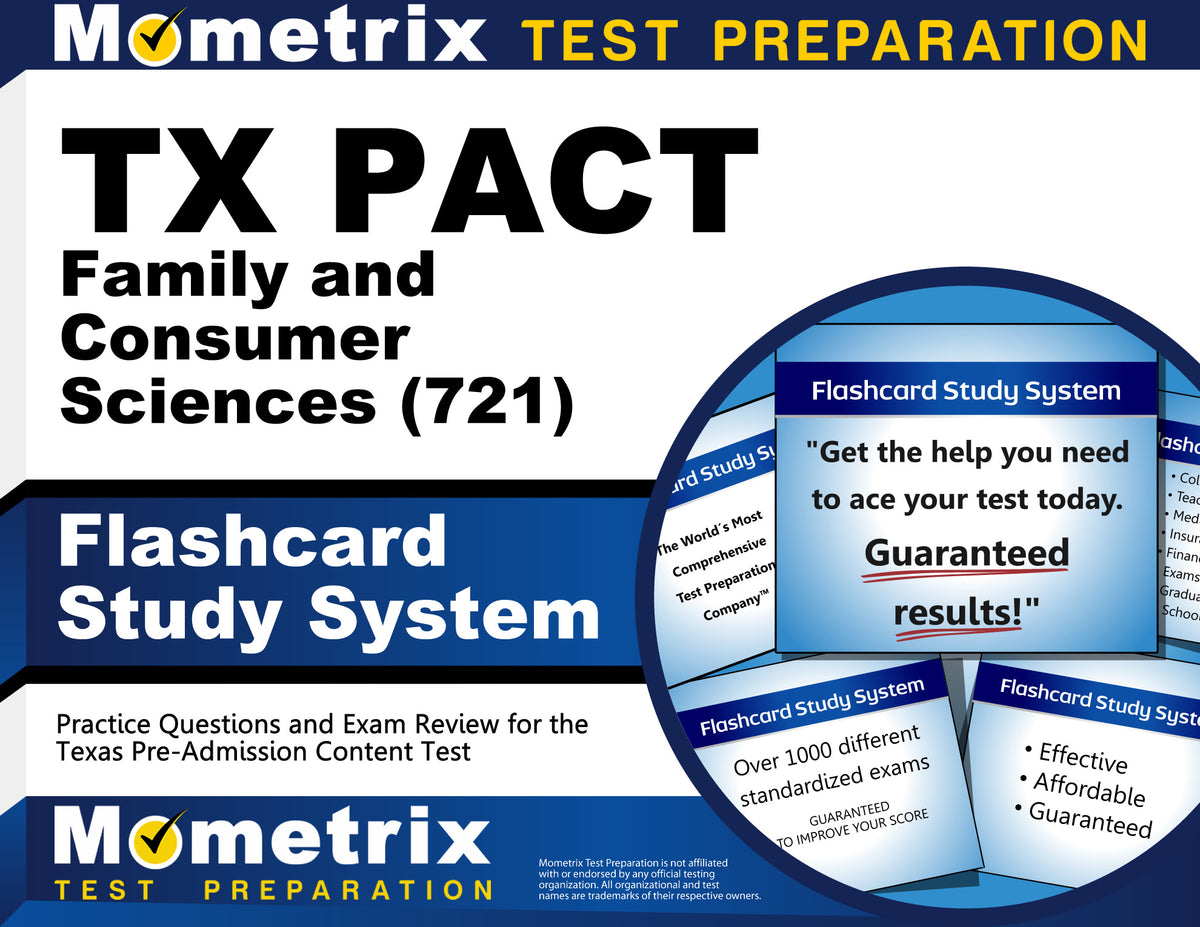 TX PACT Family and Consumer Sciences (721) Flashcard Study System ...