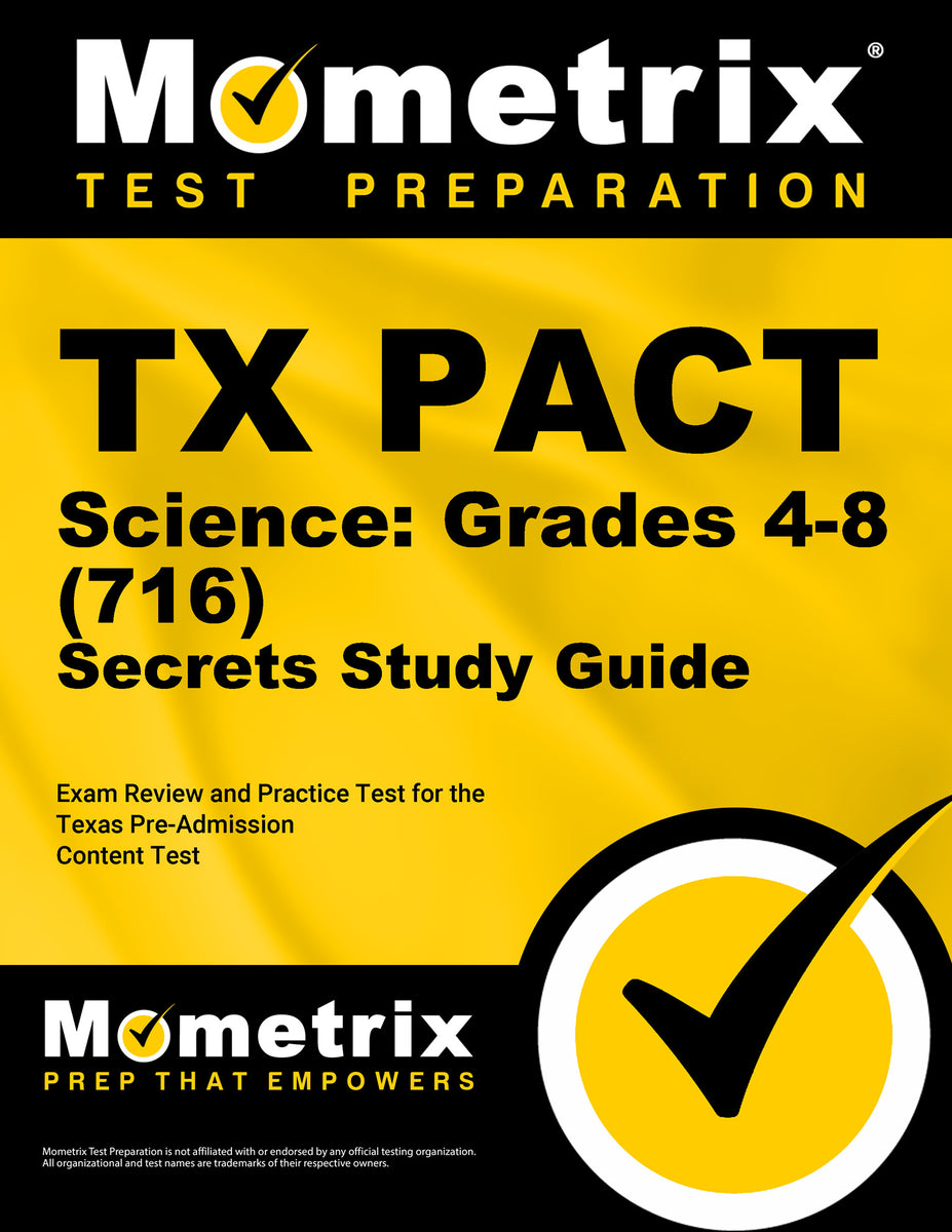 TX PACT Science: Grades 4-8 (716) Secrets Study Guide – Mometrix Test ...