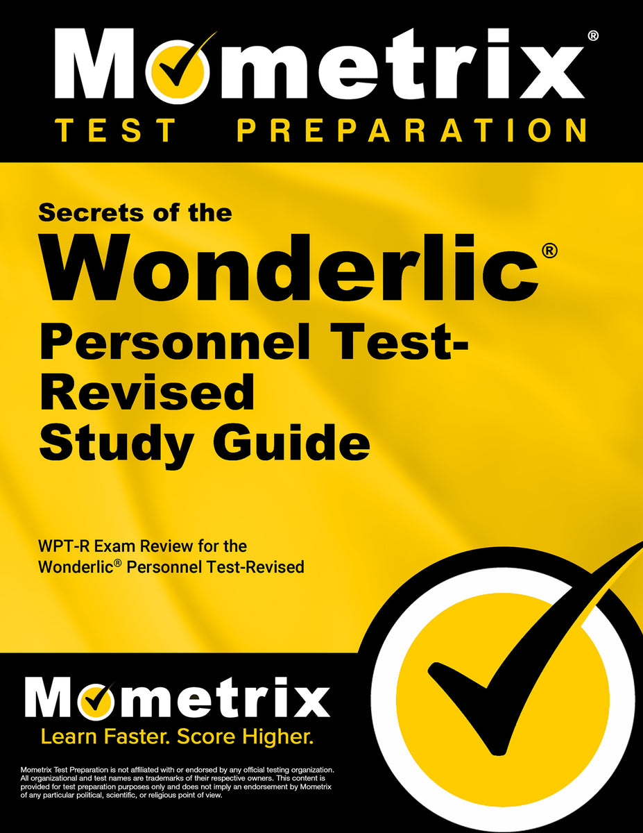 Secrets of the Wonderlic Personnel Test-Revised Study Guide – Mometrix ...